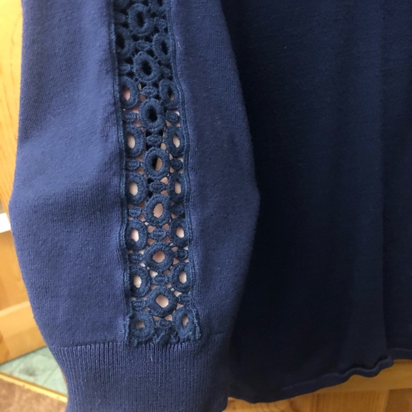 Roz & Ali | Sweaters | Navy Blue Roz Ali Sweater | Poshmark